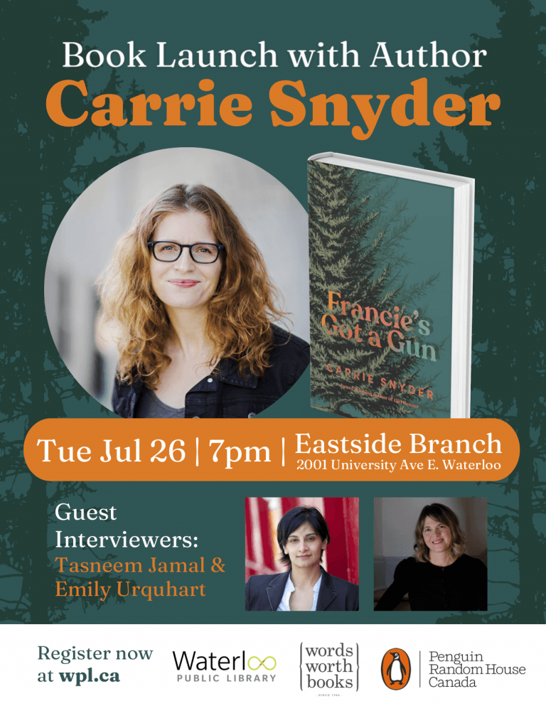Carrie Snyder – Obscure CanLit Mama